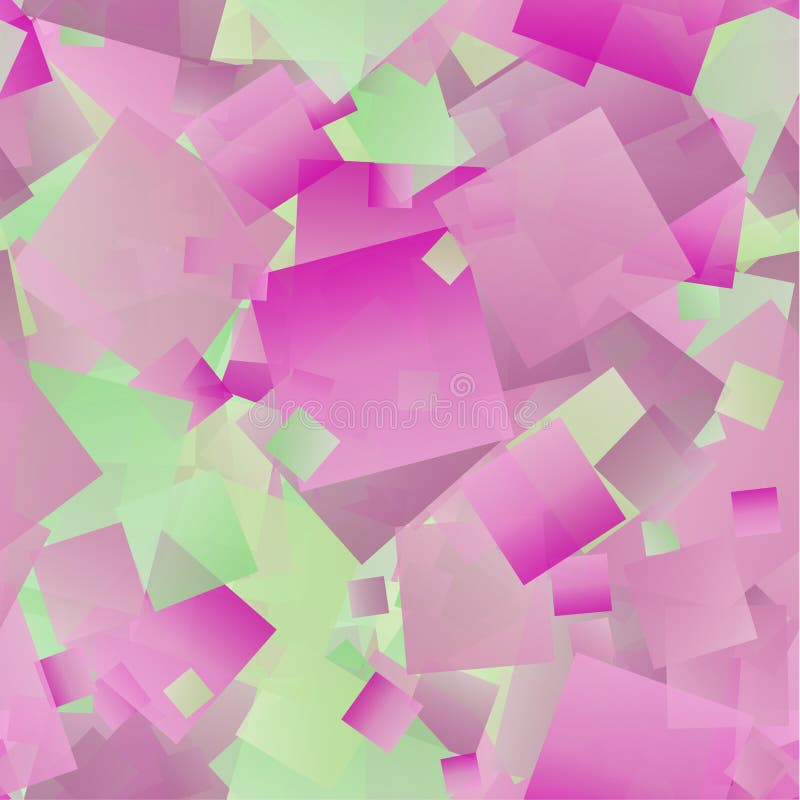 Random Vector Seamless Pattern in Squares Stock Illustration ...