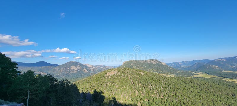 Random Views from the Rocky Mountain National Park in Colorado Stock ...