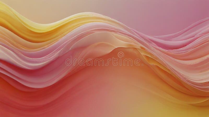 Random Wavy Shape with Overlapping Colors Generated by Ai Stock ...