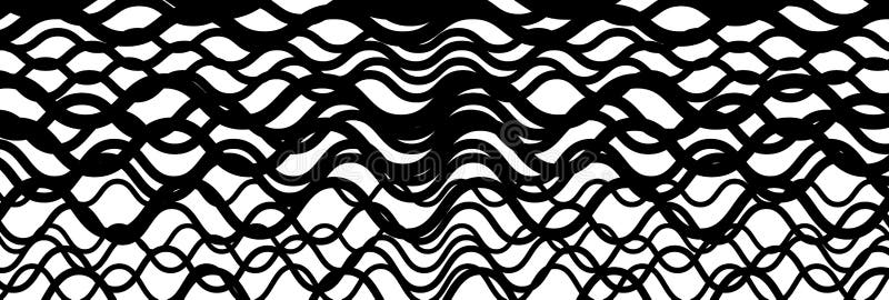 Random Wavy, Zig-zag Lines Abstract Art Texture, Background. Sinuous ...