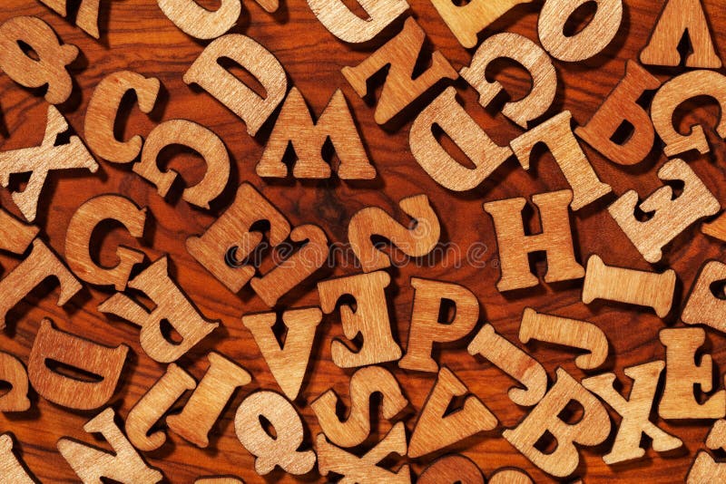 Random wooden letters stock image. Image of wood, letters - 260108193