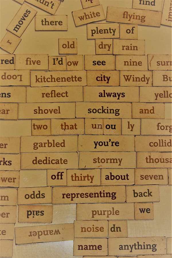 Random Words on a Board Can Spark Memories Stock Photo - Image of ...