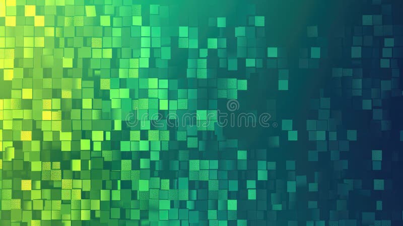 Randomized Array of Squares on Gradient Background, Midnight Blue To ...
