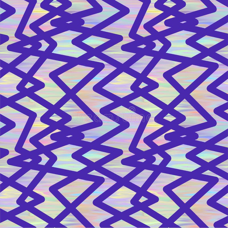 Randomly Crossing Colored Lines Zigzag Making Pattern.Iris on Motley ...