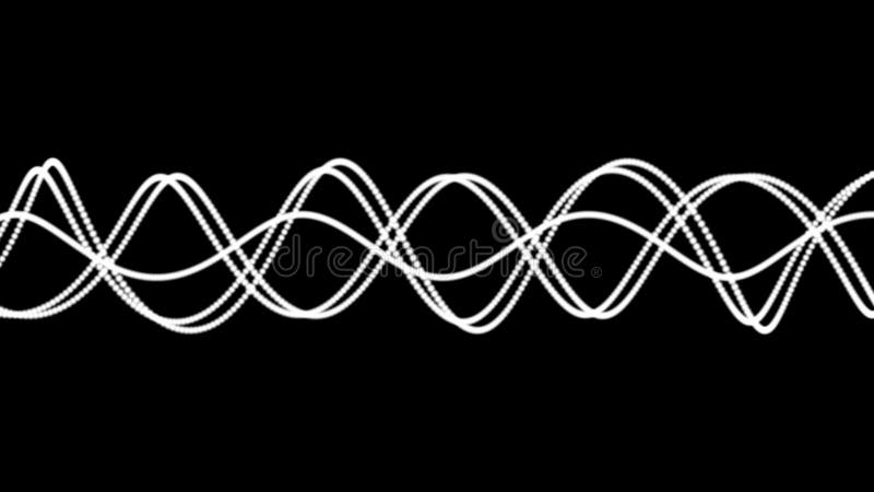 Randomly Moving White Lines on Black Background, Minimal Animated ...