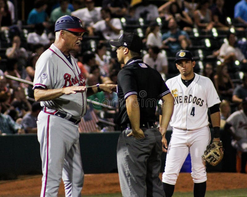 Randy Ingle, Rome Braves editorial photography. Image of disagreement ...