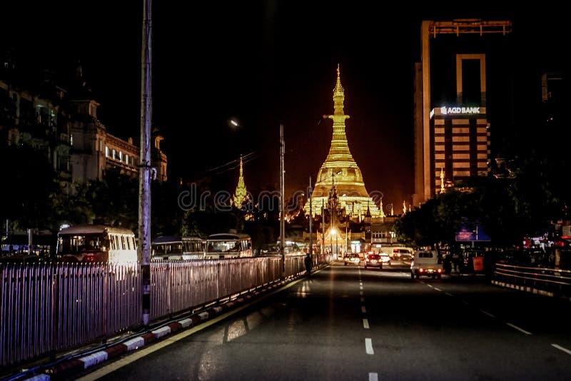 Rangún, Myanmar foto editorial. Imagen de religioso - 168086971
