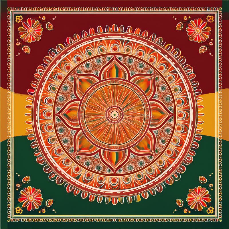 Rangavalli Designs Showcase Intricate Mandala Patterns in Vibrant ...