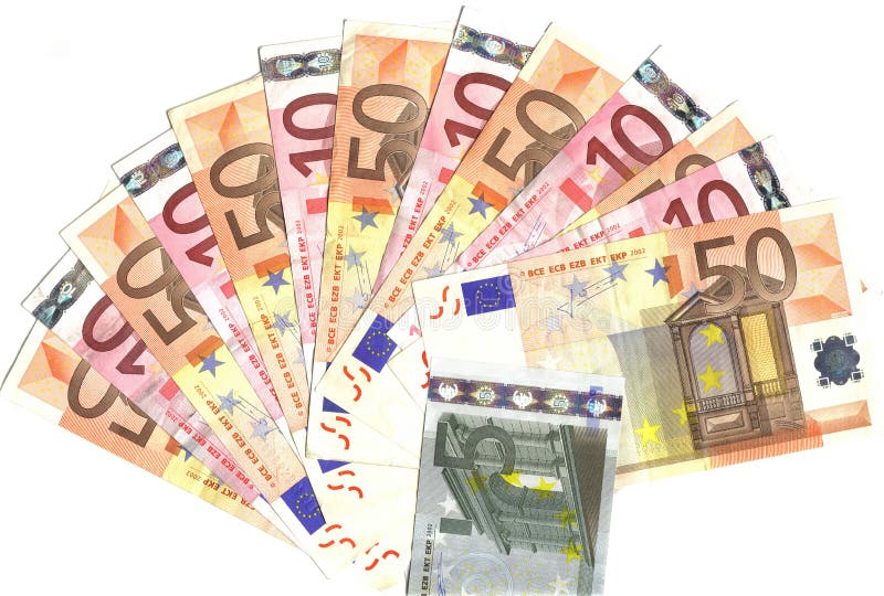 Range of European Banknotes Stock Image - Image of payment, euro: 7593901