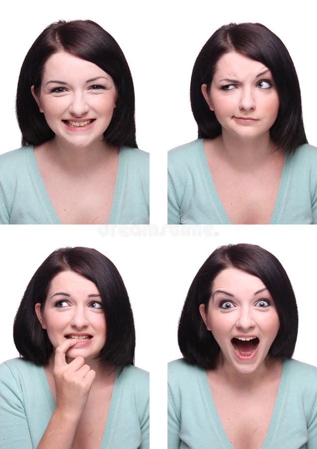 Range of expressions stock image. Image of passport, shot - 9146041