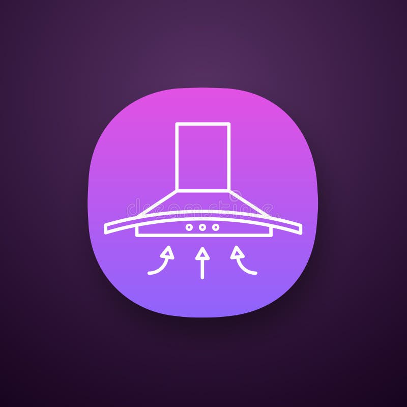 Range hood glyph icon stock vector. Illustration of convenience - 175564543