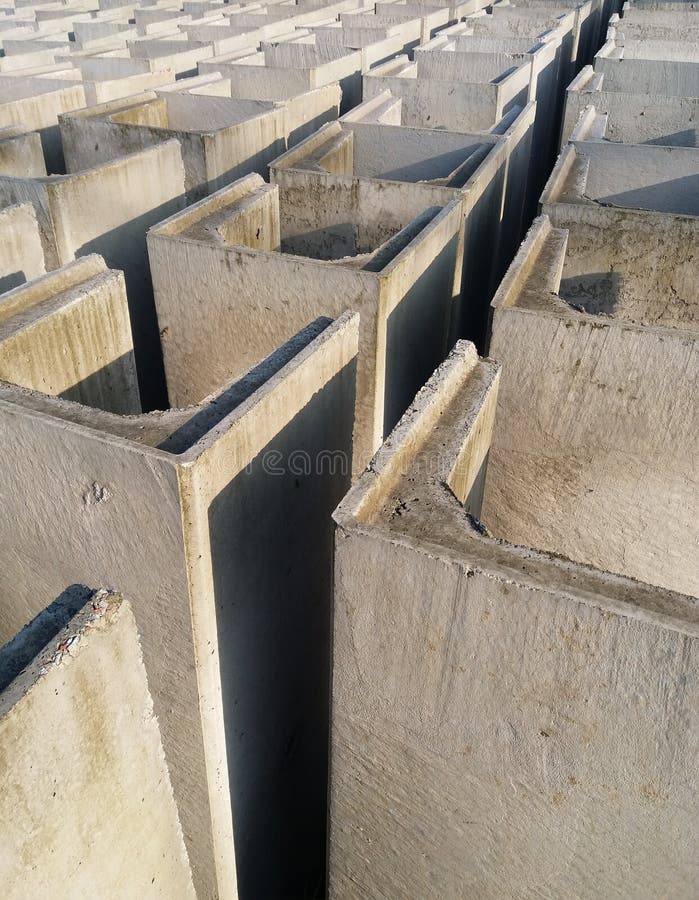 Range of Materials Made from Concrete for Water Irrigation Channels ...