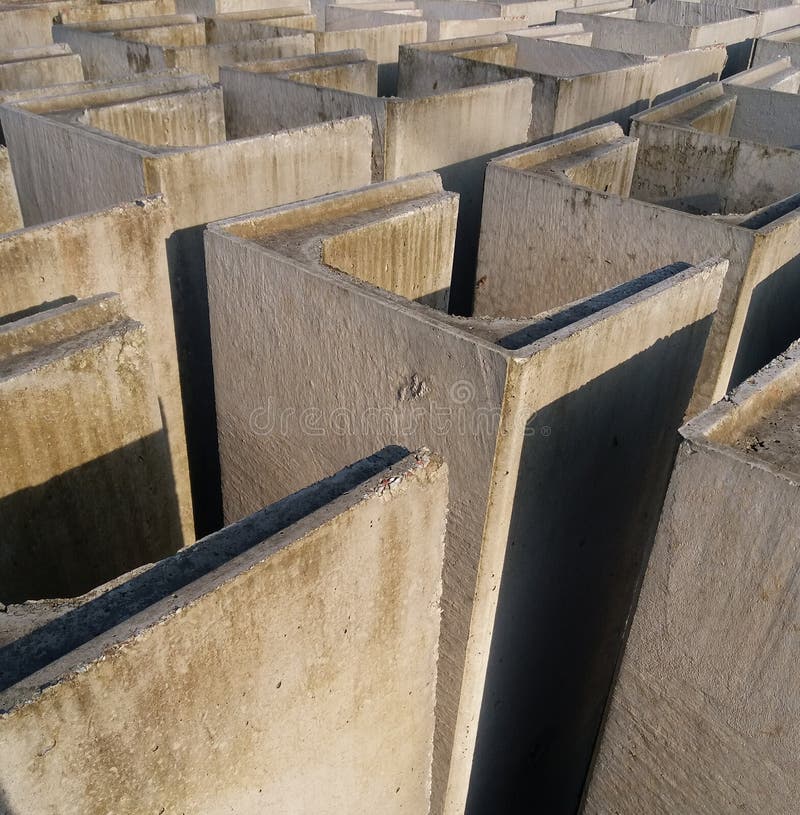 Range of Materials Made from Concrete for Water Irrigation Channels ...