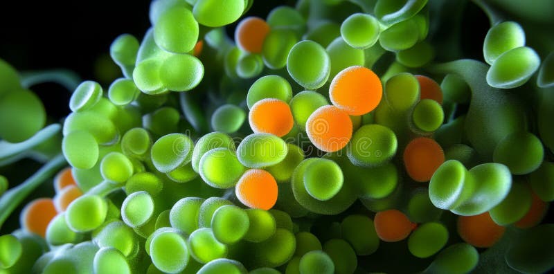 A Range of Microorganisms Like Bacteria, Viruses, Fungi, Germs, Human ...