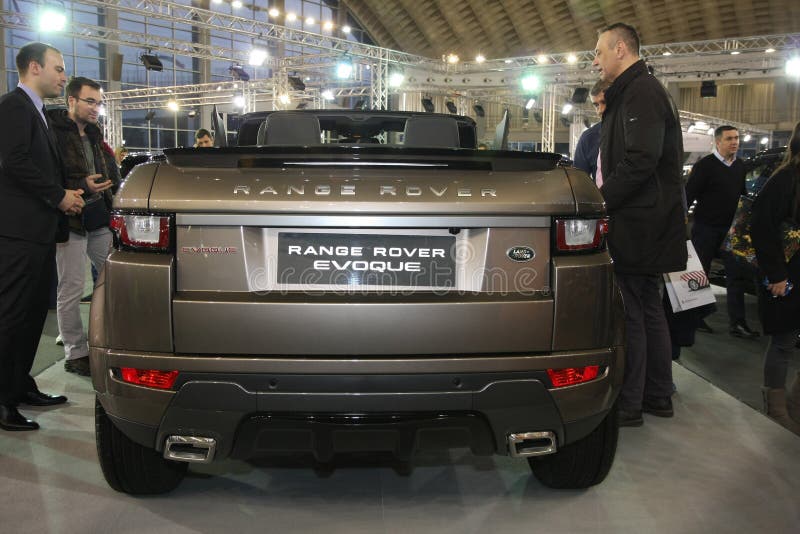 Range Rover En El Car Show De Belgrado Foto de archivo editorial ...