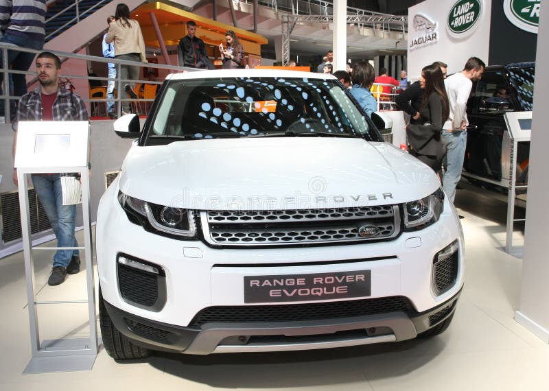 Range Rover En El Car Show De Belgrado Foto editorial - Imagen de ...