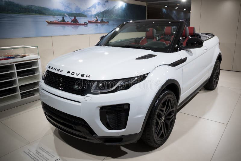Range Rover Evoque Convertible Car Editorial Stock Image - Image of ...