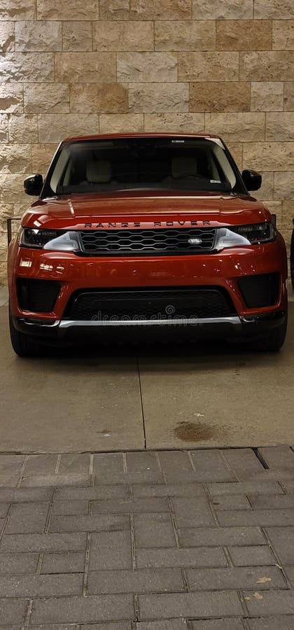 Range Rover Land Rover SUV Red Editorial Photography - Image of range ...