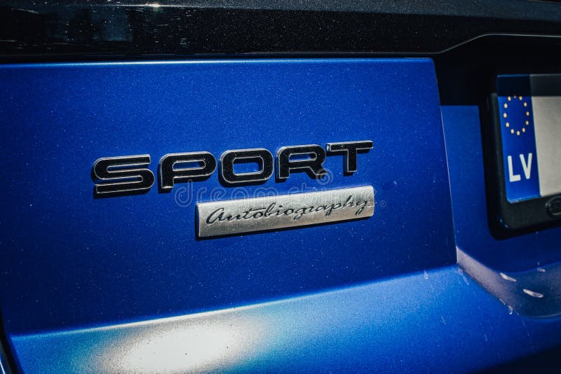 Range Rover Sport Autobiography Blue Editorial Photography - Image of ...