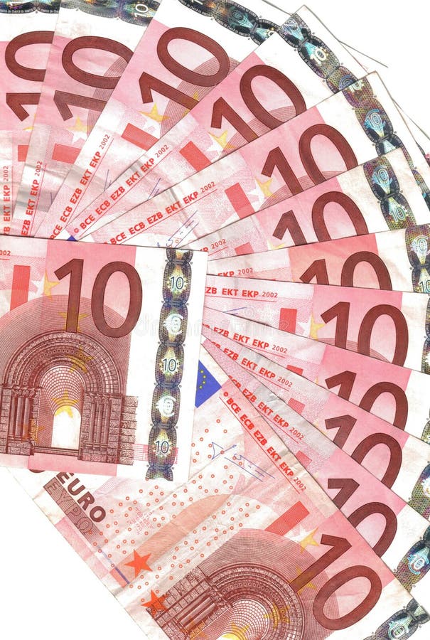 Range ten euro banknotes stock photo. Image of money, macro - 7495678