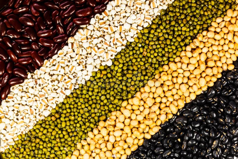 Rangen Van Verschillende Bonen Stock Foto - Image of bruin, groen: 31233402