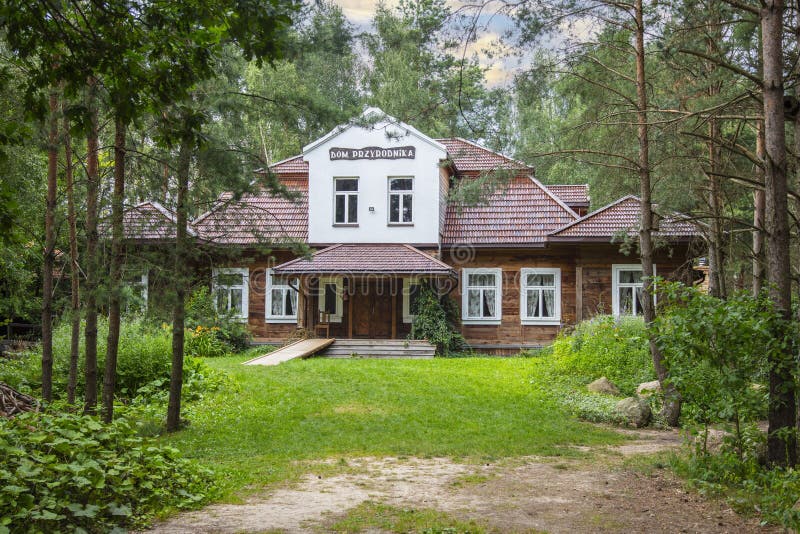 Ranger`s House in the Middle of the Forest Stock Image - Image of ...