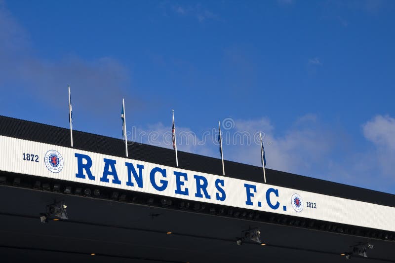 Rangers FC editorial photography. Image of glasgow, team - 18337827