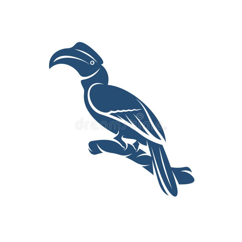 Rangkong Bird Design Vector Illustration, Creative Rangkong Bird Logo ...