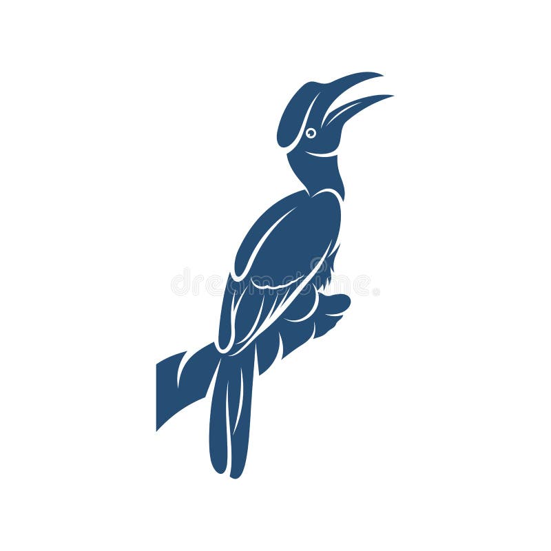 Rangkong Bird Design Vector Illustration, Creative Rangkong Bird Logo ...