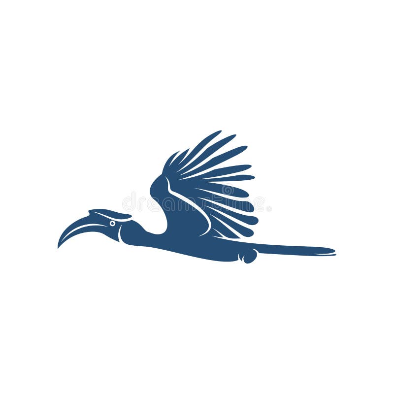 Rangkong Bird Design Vector Illustration, Creative Rangkong Bird Logo ...