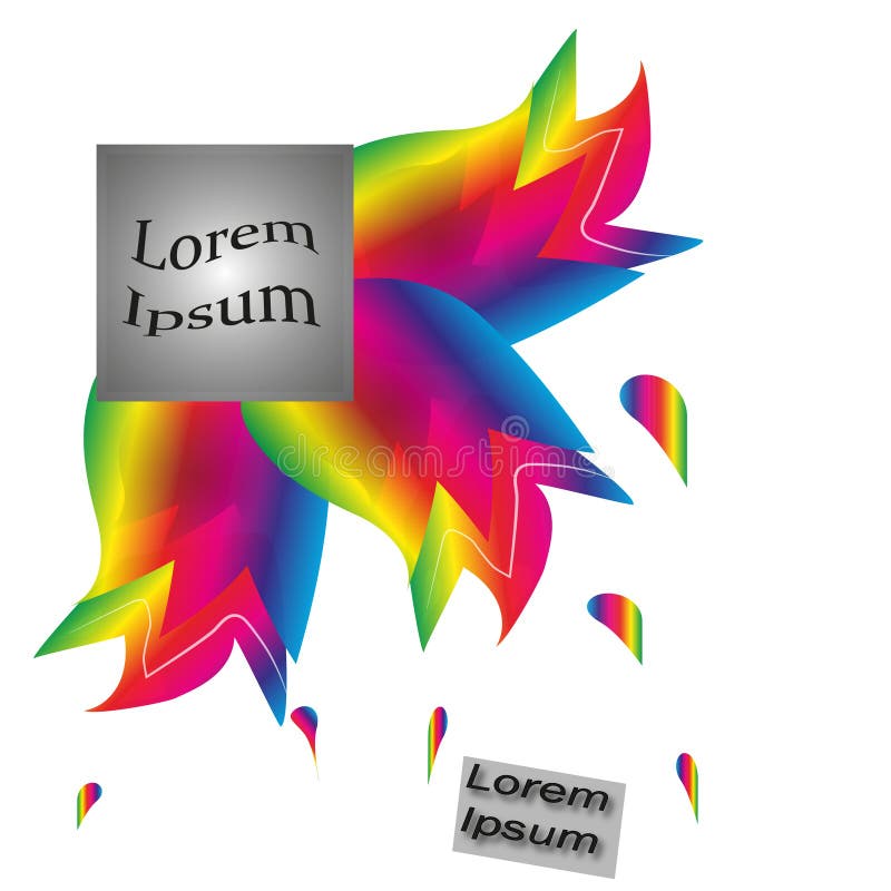 Rango de colores stock de ilustración. Ilustración de extracto - 92326030