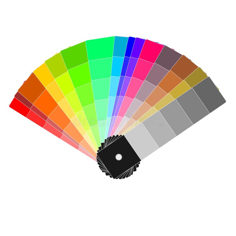 Coloree La Gama De Colores Redonda Del Círculo Del Espectro Del Rango ...