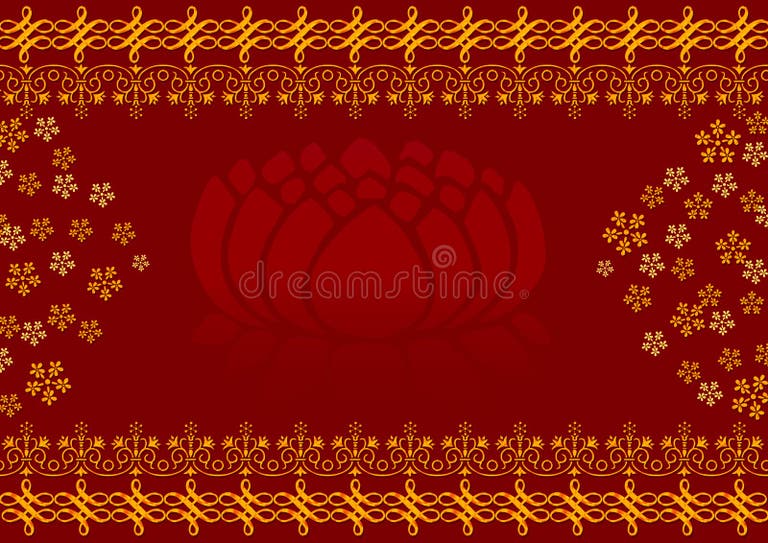 Indian Festival Rangoli Border Design Illustration Stock Illustrations ...