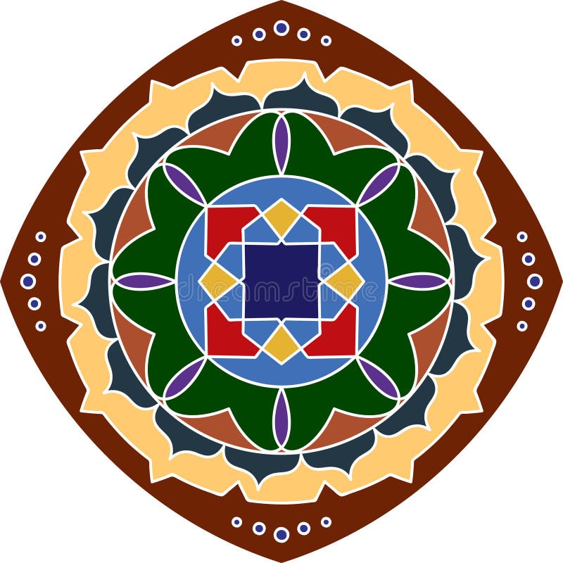 Rangoli Design stock vector. Illustration of deepawali - 43820970