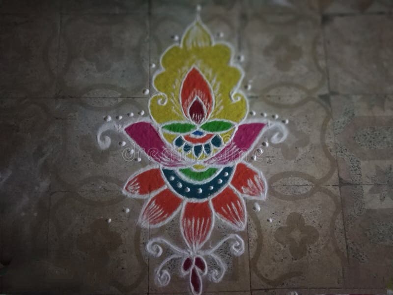 Rangoli stock photo. Image of colours, yellow, rangoli - 176393678