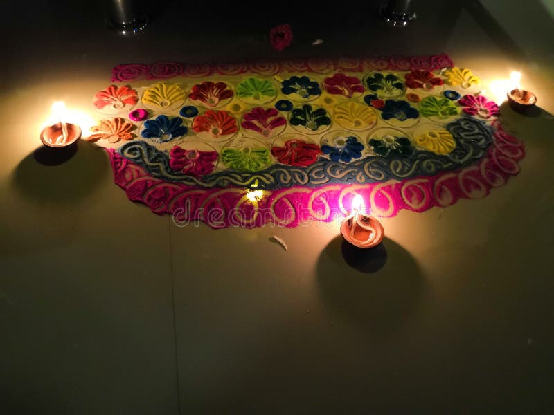 Rangoli stock image. Image of rangoli, home, design - 135908739