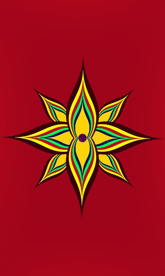 Simple Rangoli Design Stock Illustrations – 1,542 Simple Rangoli Design ...