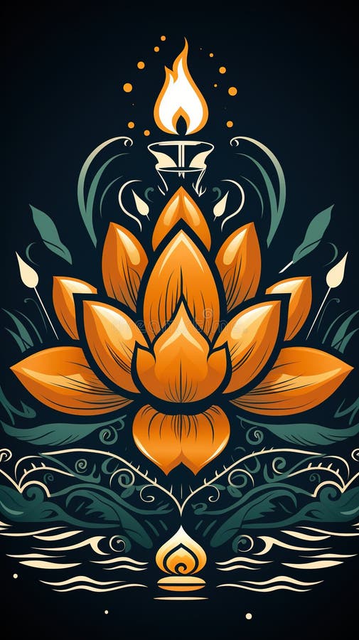 Mandala Rangoli Design for Dewali Background Wallpaper Stock ...