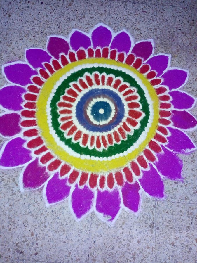 Rangoli. stock photo. Image of view, ground, rangoli - 126099528