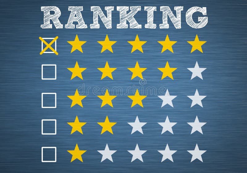 Ranking stock illustration. Illustration of positive - 59664175