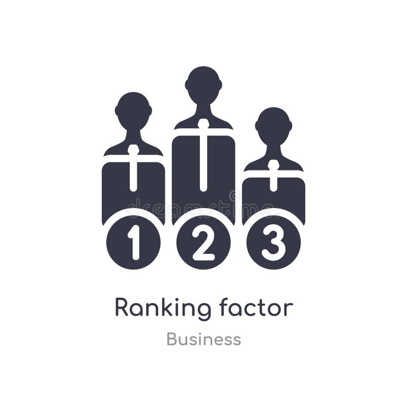 Key Factor Outline Icon. Simple Linear Element Illustration. Isolated ...