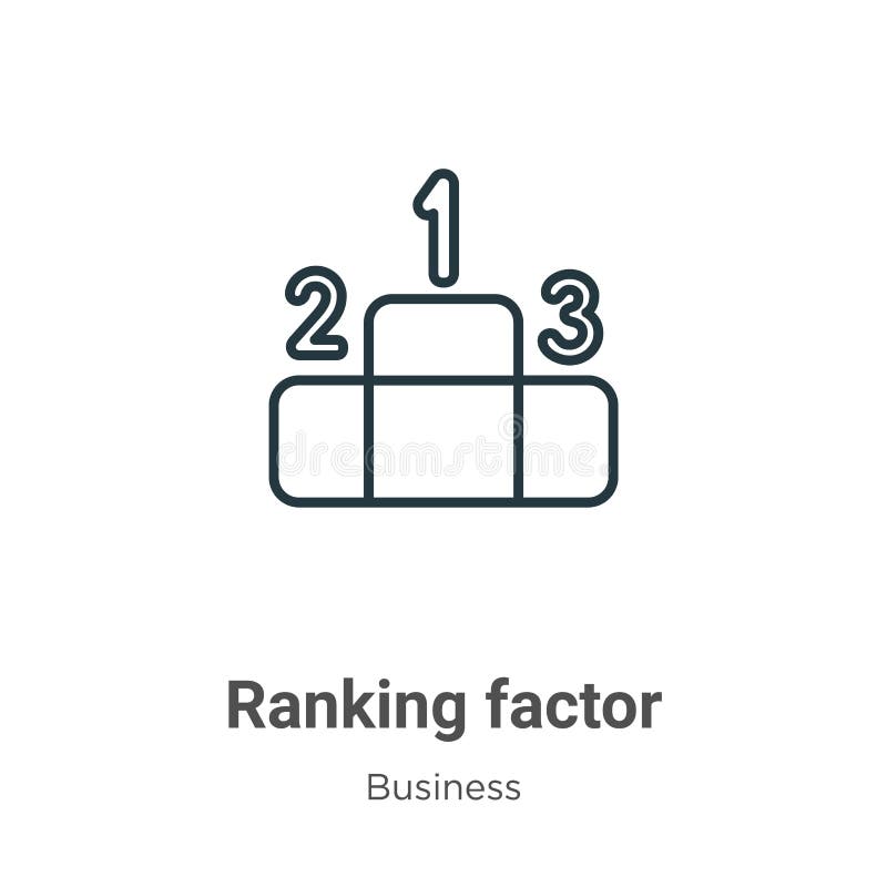 Key Factor Outline Icon. Simple Linear Element Illustration. Isolated ...
