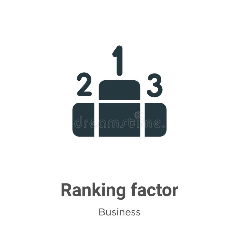 Ranking Factor Icon in Trendy Design Style. Ranking Factor Icon ...