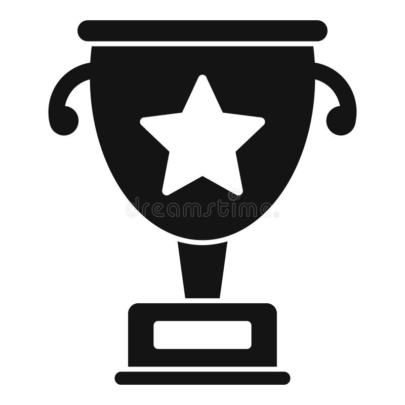 Ranking Gold Cup Icon Simple Vector. Best Reward Stock Illustration ...