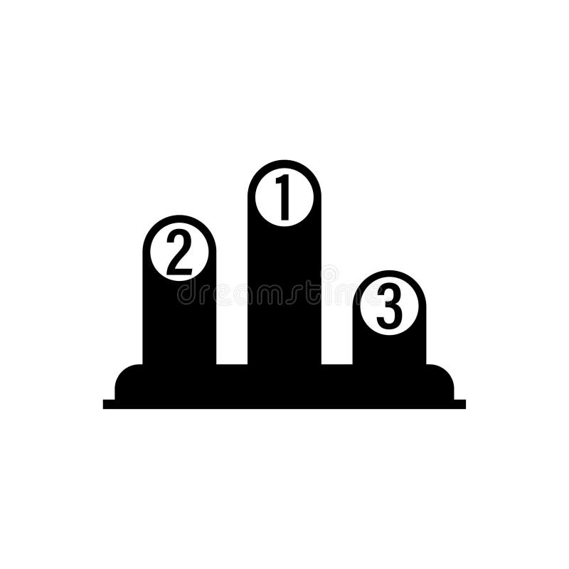 Ranking Icon. First Second and Third Place. Vector Illustration. Eps 10 ...