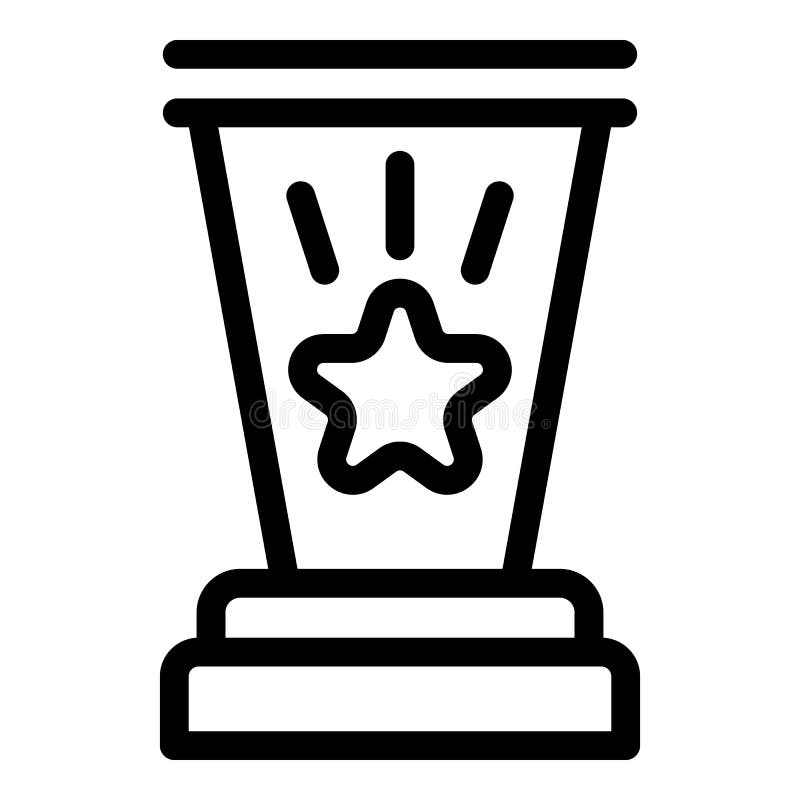 Ranking Icon, Outline Style Stock Vector - Illustration of vector, line ...