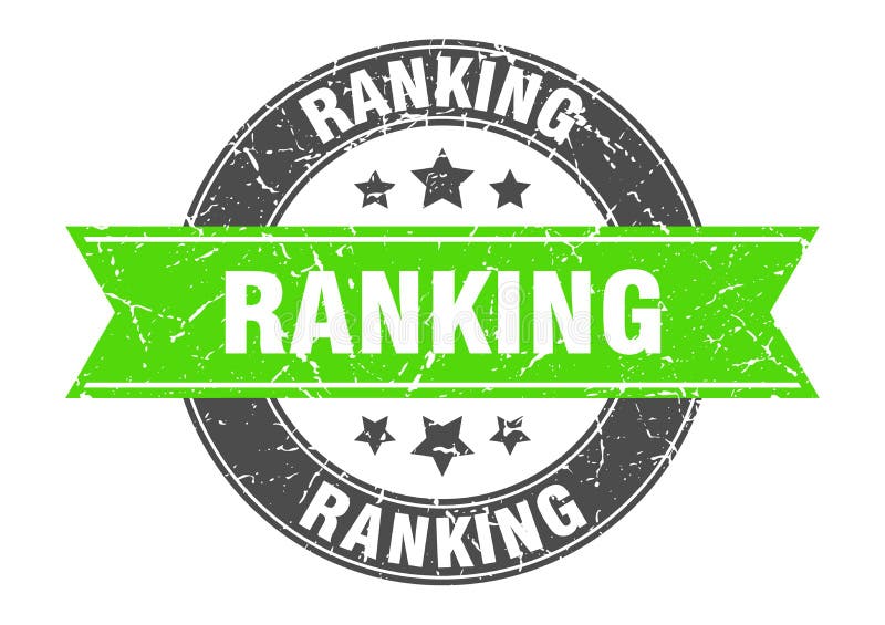 Ranking Stamp. Ranking Label. Round Grunge Sign Stock Vector ...