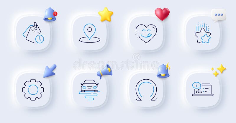Ranking Stars, Online Documentation and Route Line Icons. for Web App ...
