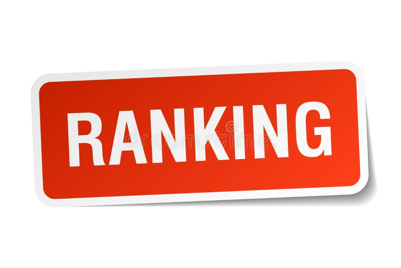 Ranking Sticker. Ranking Sign Set Stock Vector - Illustration of peel ...