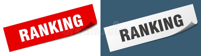 Ranking sticker. stock vector. Illustration of label - 153529239